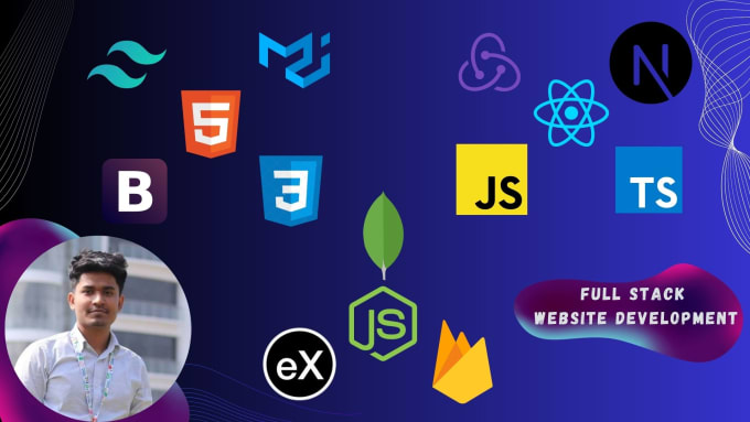 Develop Full Stack Website Using Reactjs Nextjs Typescript Expressjs