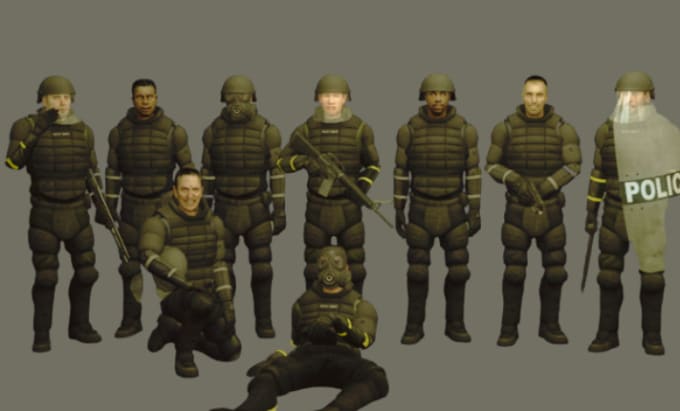 Create gmod character, vrchat avatar, 3d model player for gmod, sfm ... Create gmod character, vrchat avatar, 3d model player for gmod, sfm ...