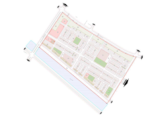 subdivision road layout