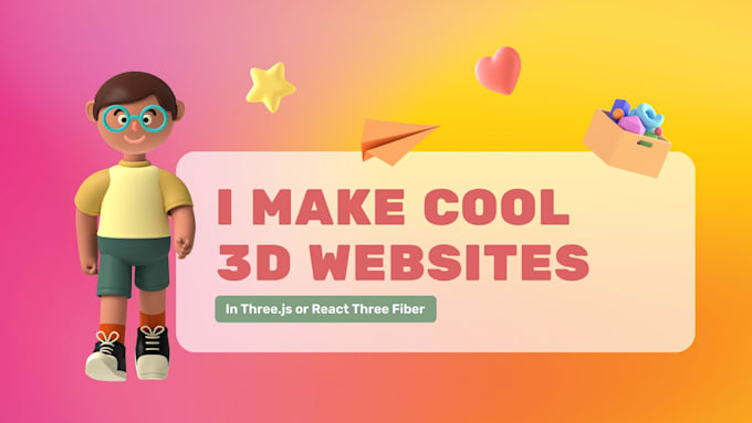 Make Interactive 3d Websites With Three Js R3f React Next Js By Sabui Fiverr