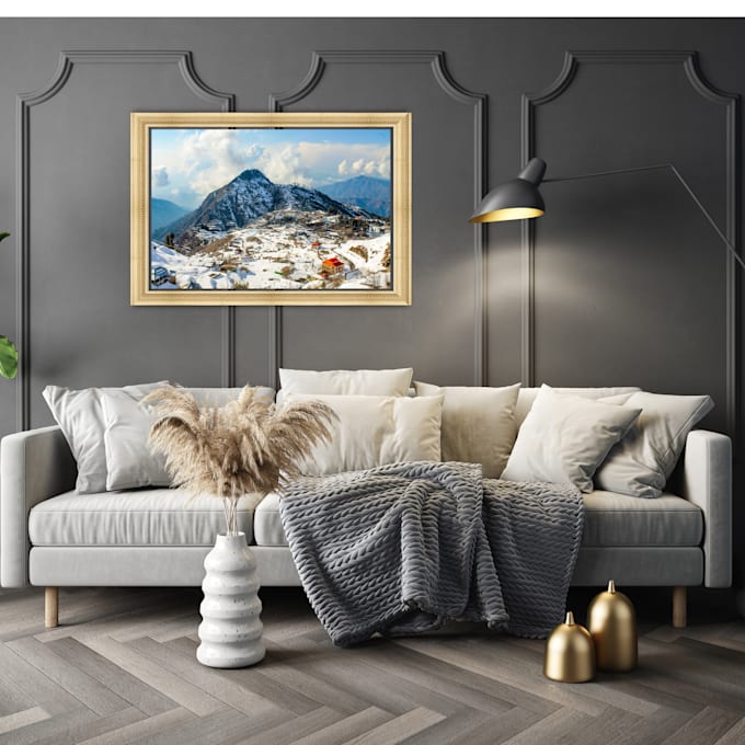 Create eye catching and realistic digital wall art mockups by ...