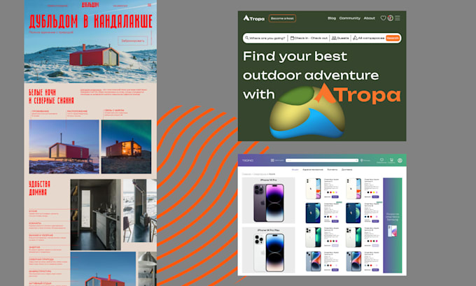 Design spectacular ux ui for landing or website using figma by Tim ...