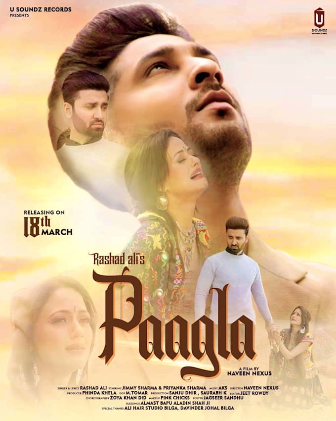 Poster design, song poster, logo design, graphic design by Jsandhu ...