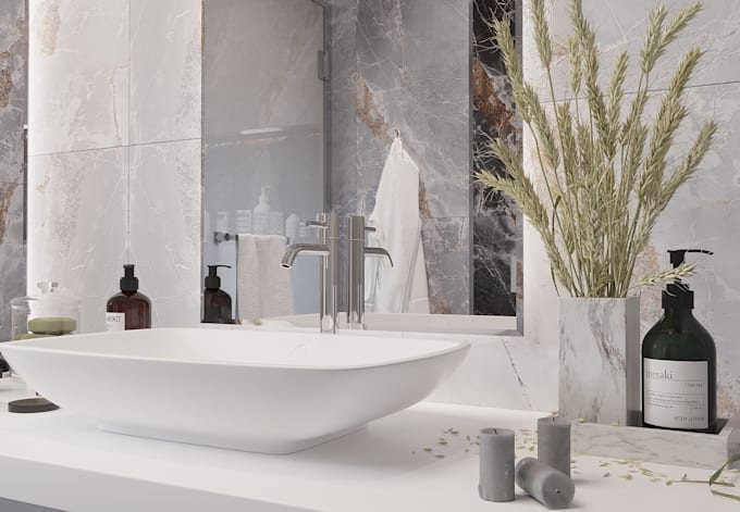 Design and render hyper realistic 3d interior rendering by Suleuzumcu ...