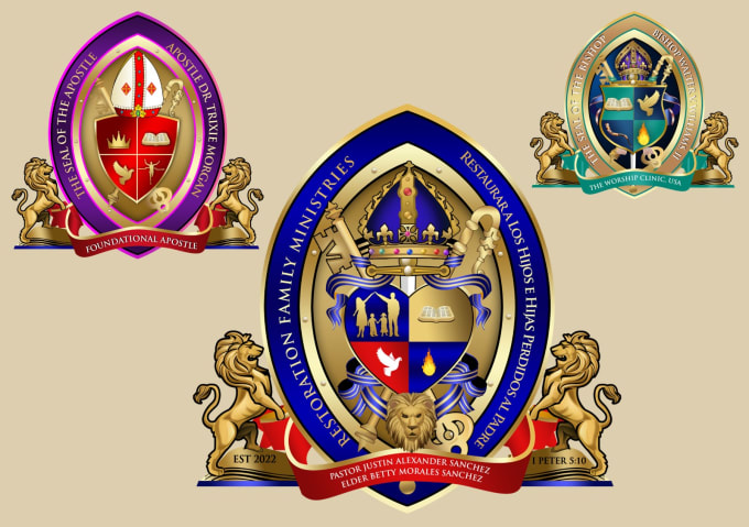 Create a stunning church logo, bishop, school seal by Mondaeson4art ...