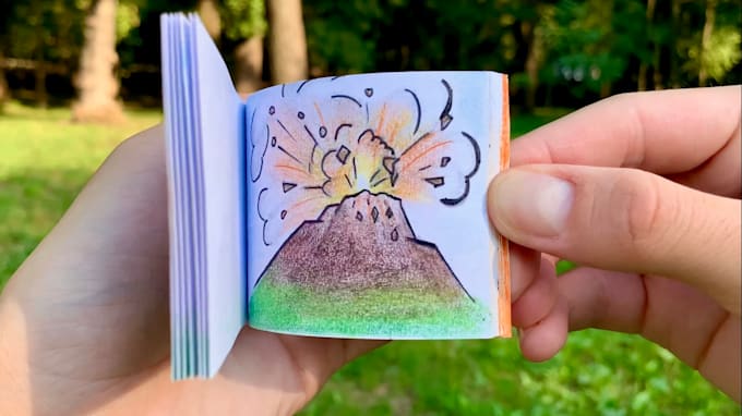 Do a flipbook animation, drawn by hand by Davidmadvaliev | Fiverr