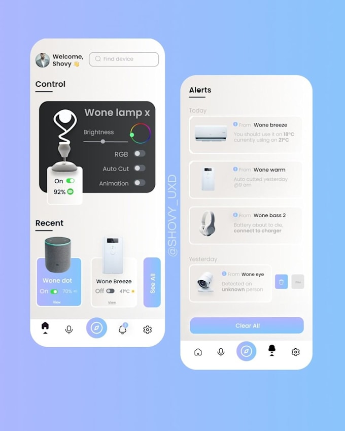 Design user friendly ui ux for mobile apps and websites by Shovy_uxd1 ...