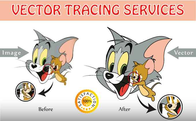 Do vector tracing, perfectly trace logo or image in vector, recreate ...