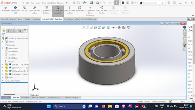 Design the necessary solidworks design by Harmil_patel | Fiverr
