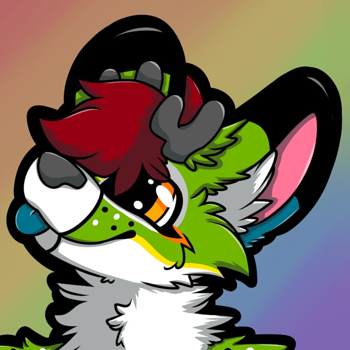Create a profile icon of your furry character by Wuffyrawr | Fiverr