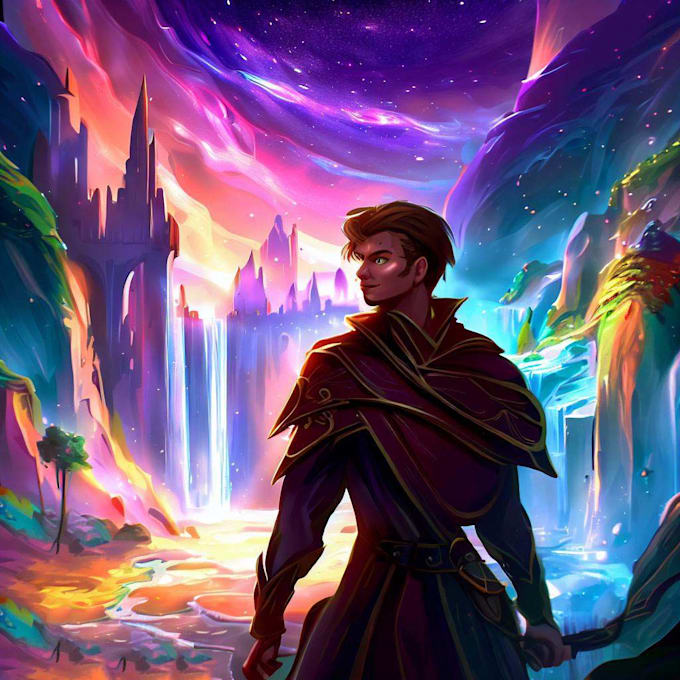 Create draw fantasy illustration by Tarpor0 | Fiverr