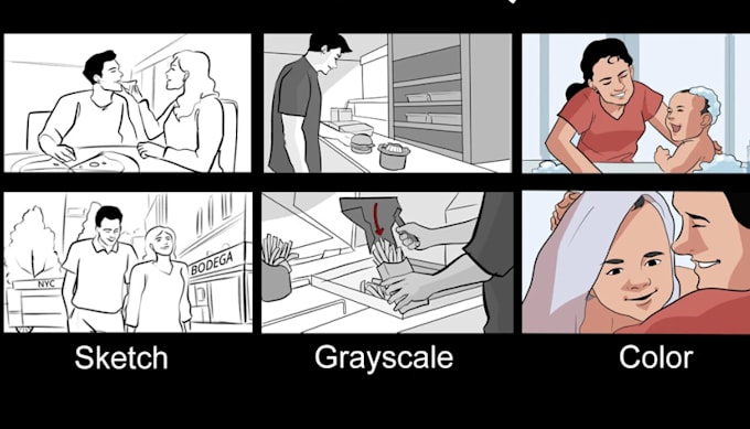 Do very express storyboard ,animation and comic book by Alfonso_gerlac ...