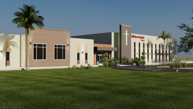 Design church interior and exterior animation 3d by Archi_studio121 ...