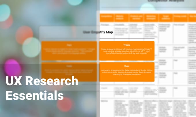 Do ux competitor analysis, empathy map, user persona and journey map by ... Do ux competitor analysis, empathy map, user persona and journey map by ...