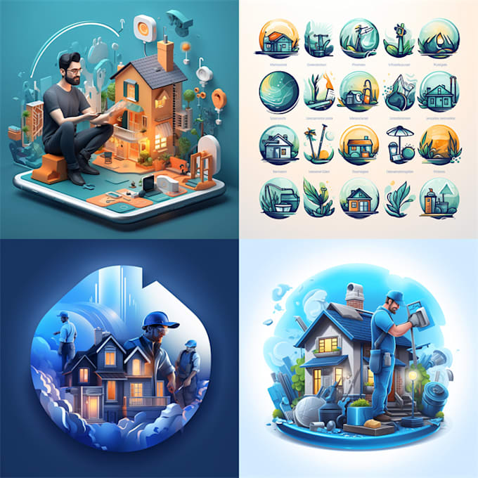 Professionally design your company logo, favicon and ai art by ...