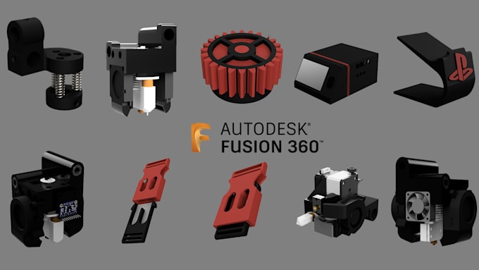 3d design an object ready to 3d print using fusion360 by Afropsycho ...