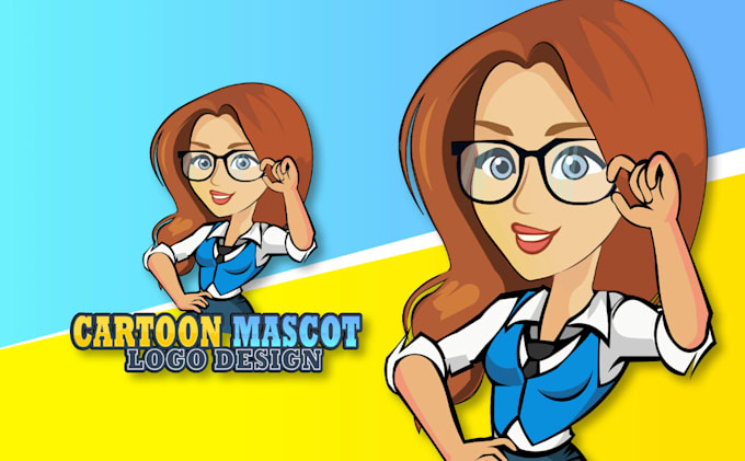 Create professional animal cartoon character and mascot logo design by ...