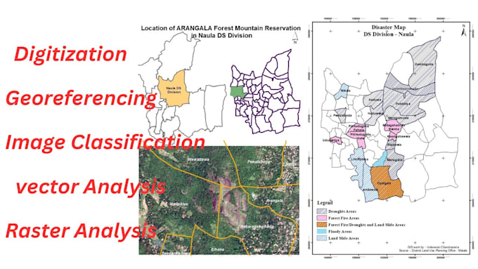 Create gis maps using arcgis and qgis by Nimashachandras | Fiverr