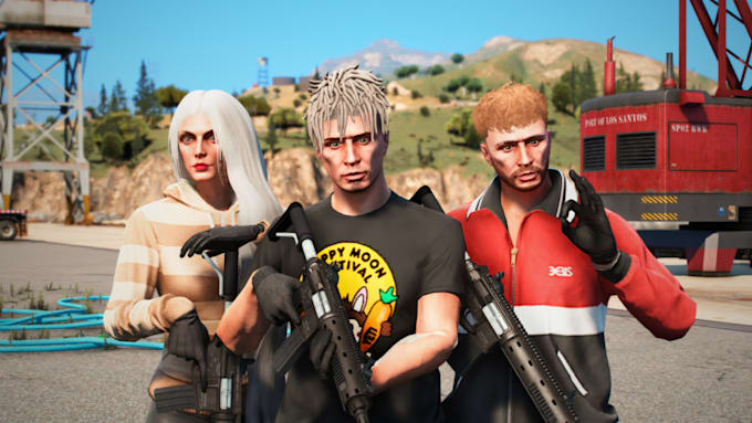 Make custom gta v character photos by Xenon_xd | Fiverr