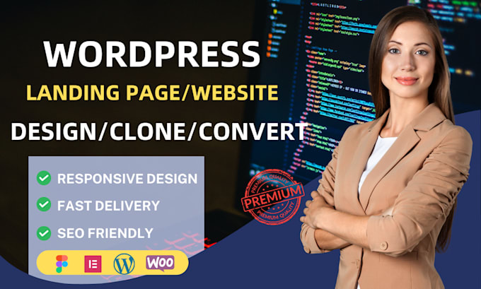 Design responsive wordpress website or landing page with elementor pro by Amna_engineer | Fiverr