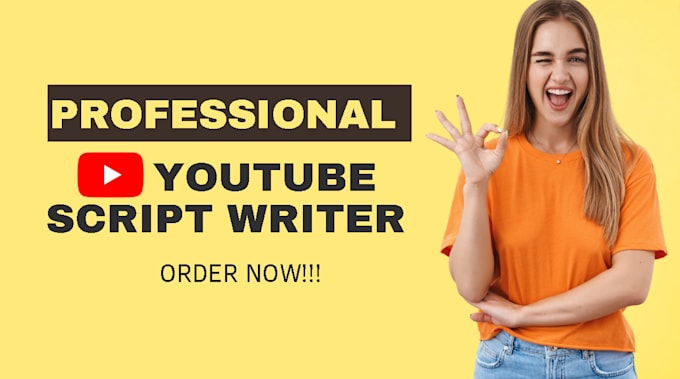 Write you a professional script for your youtube channel by Kashafjahangir | Fiverr