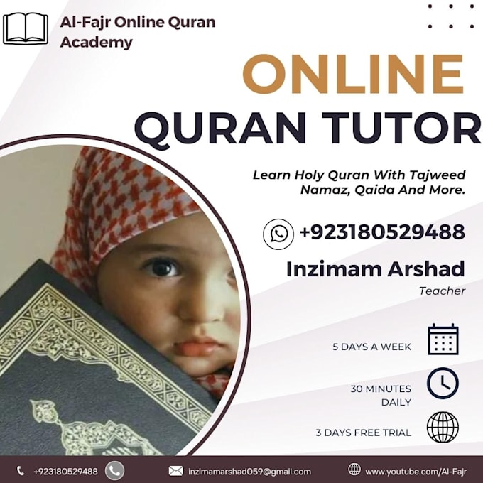 Expert quran tutor with 3 years of experience in online quran teaching ...