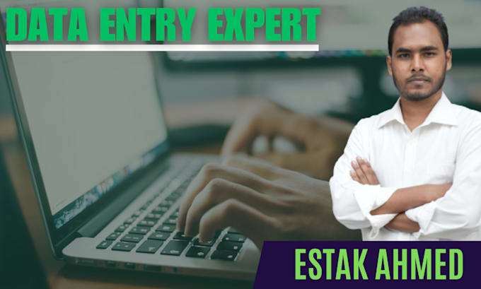 Input your product, invoice, medical data entry by Estakahmed295 | Fiverr