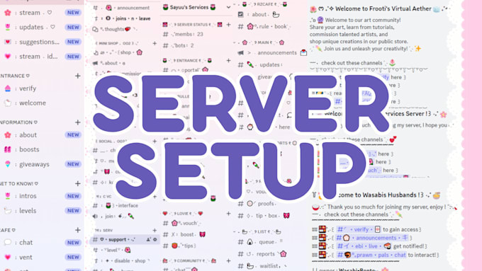 Create a cute and neat discord server by Akariqt | Fiverr
