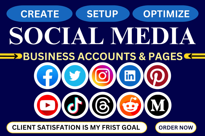Do social media account create, set up, optimize for your business by ... Do social media account create, set up, optimize for your business by ...