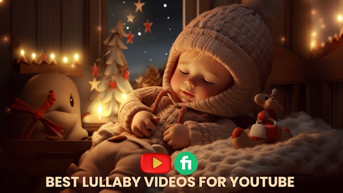 Create relaxing lullaby baby sleep lofi videos for youtube by Driveboostz | Fiverr
