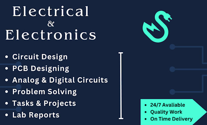 Do electrical and electronics engineering tasks and projects by Website_operat | Fiverr