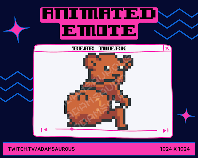 Make you a pixel art gif emote for twitch or discord by Adamchilds | Fiverr