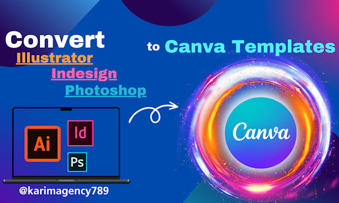 Convert your psd,ai,indesign files into editable canva templates by ...