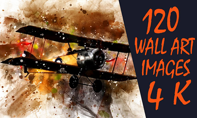 Send you 120 printable illustrations 4k watercolor sketch by ...