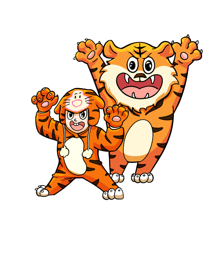 Create funny and cute cartoon characters by Hangle_art | Fiverr