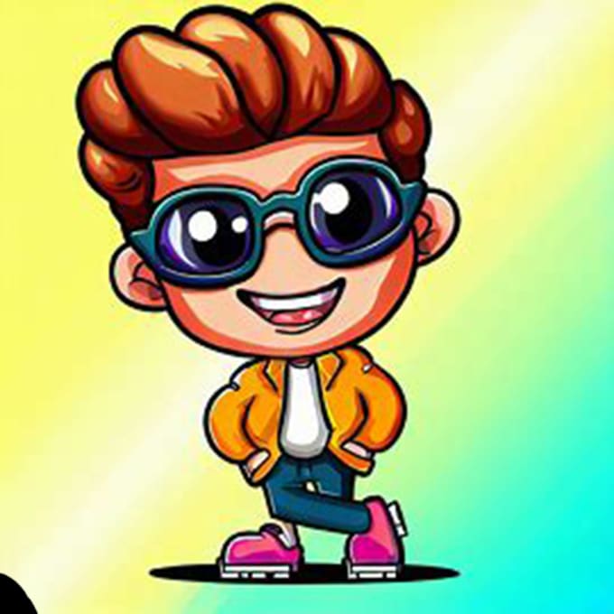Create bright unique cartoon character by Rouzid865 | Fiverr