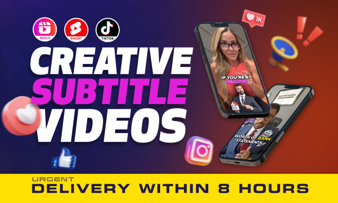 Edit Instagram Reels Shorts Tiktok Videos With Attractive Subtitles