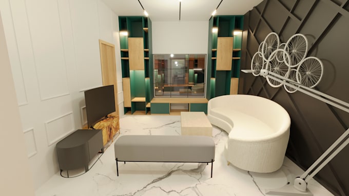 Design your dream room interior in 3d by Anahad_kanade | Fiverr
