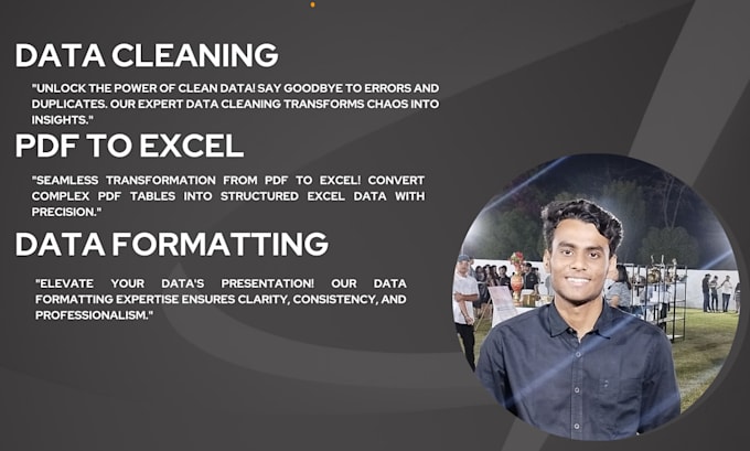 Do excel data cleaning, pdf to excel by Posh_grafity | Fiverr