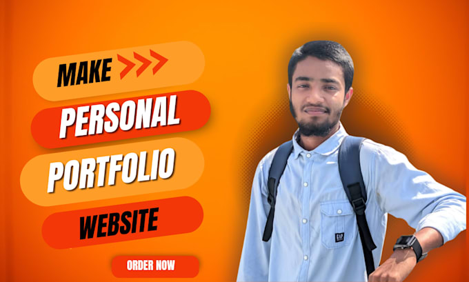 Make responsive personal portfolio website and business website by ...