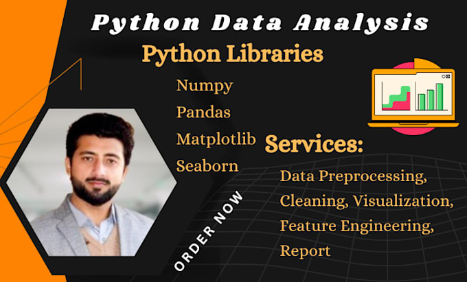 Do data analysis using python, pandas, numpy, matplotlib by Madnihashmi | Fiverr