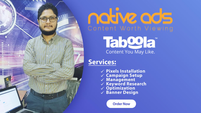 Setup and manage your taboola native ads and run quality campaigns by Abdullah1122 | Fiverr