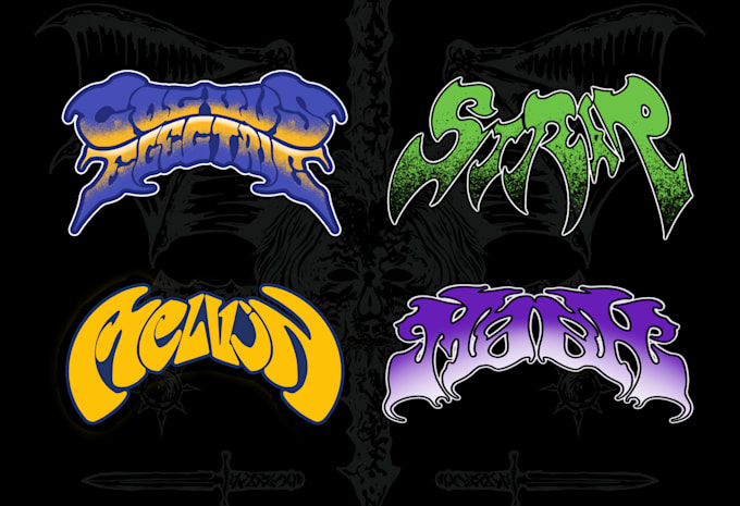 Create psychedelic, doom, stoner, horror logo for your band by ...