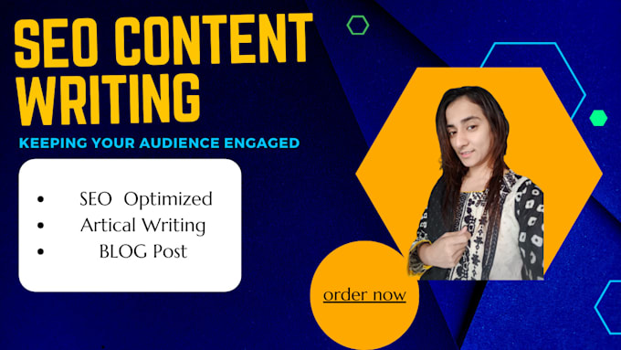 Write seo artical, writting website content or blog writting by Tabinda ...