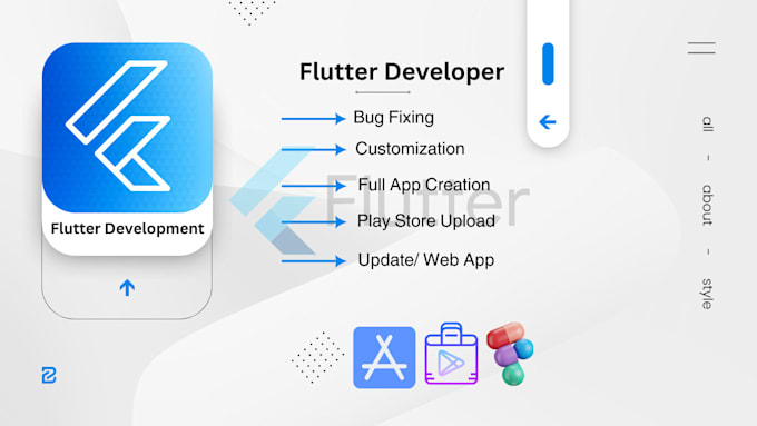 Design , develop or fix bugs ios and android app using flutter by Ajeetjain1403 | Fiverr