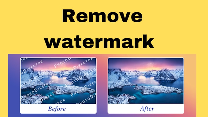 Removing watermarks for images by Mohavia2 | Fiverr