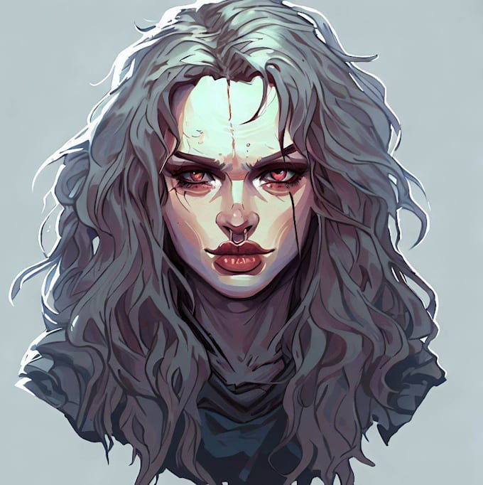 Make dnd illustration and any fantasy horror character by Leoneaps | Fiverr