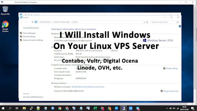 Install windows os on vps contabo, ovh, vultr, digital ocean by Adesunendar68 | Fiverr