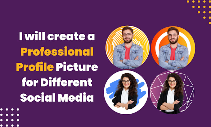 Create a professional profile pic for different social media by Abd161 ...