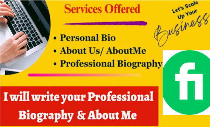 Write your biography, about me, about us and professional bio by ...